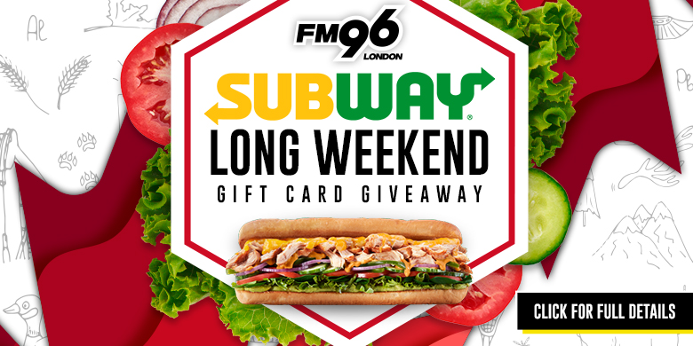 Subway Long Weekend Giveaway | FM96 London