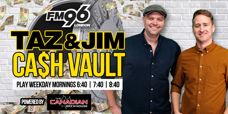 The Taz & Jim Cash Vault | FM96 London