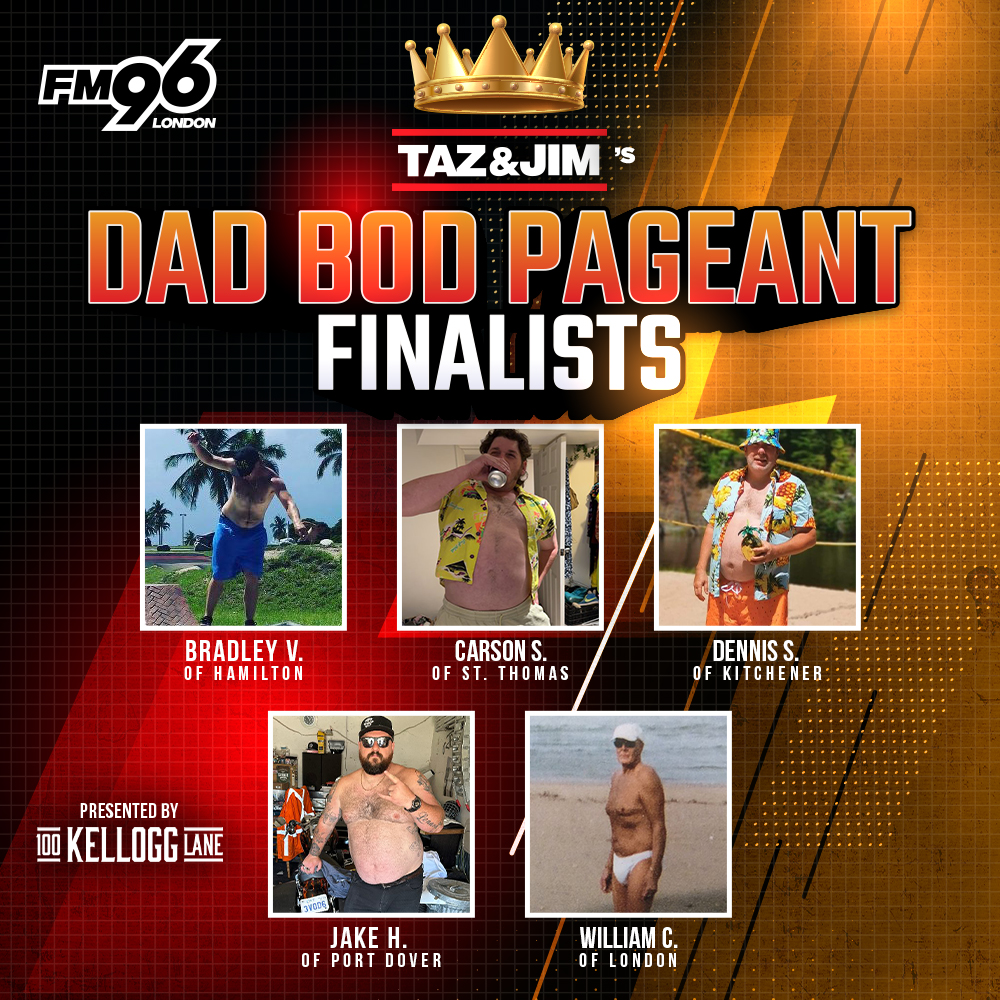Taz & Jim’s Dad Bod Pageant 2024 – The FINALISTS! | FM96 London